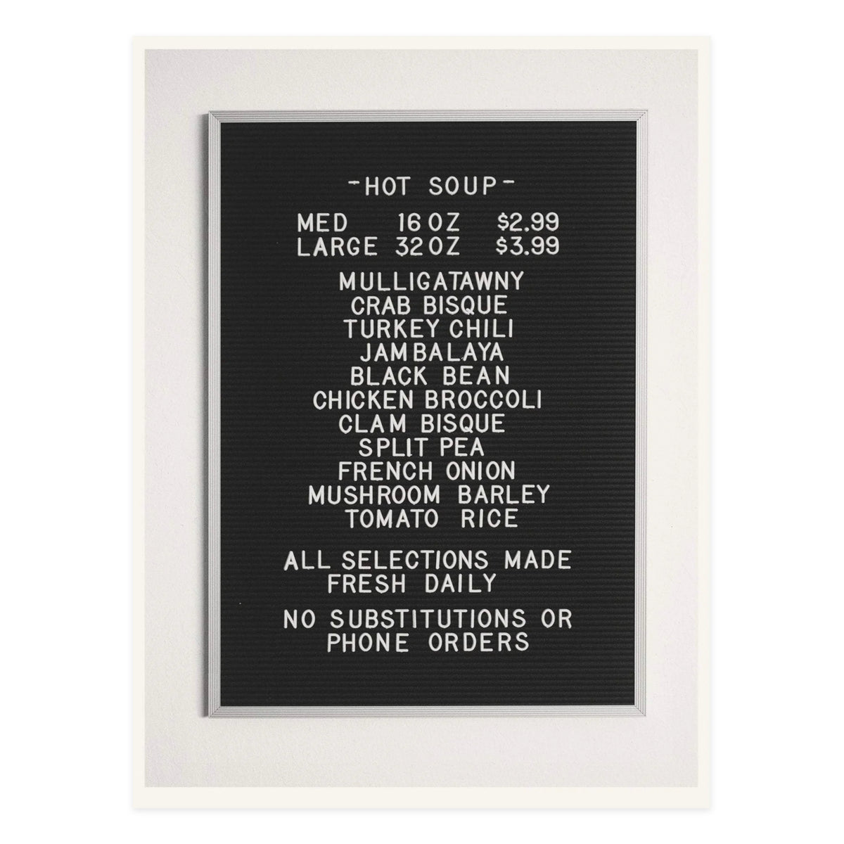 The Soup Nazi (Seinfeld) – Outré Gallery