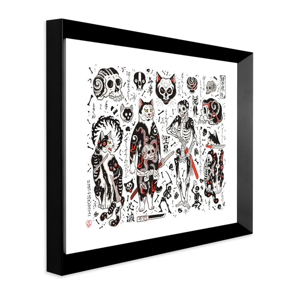 Skeleton Flash Print – Outré Gallery