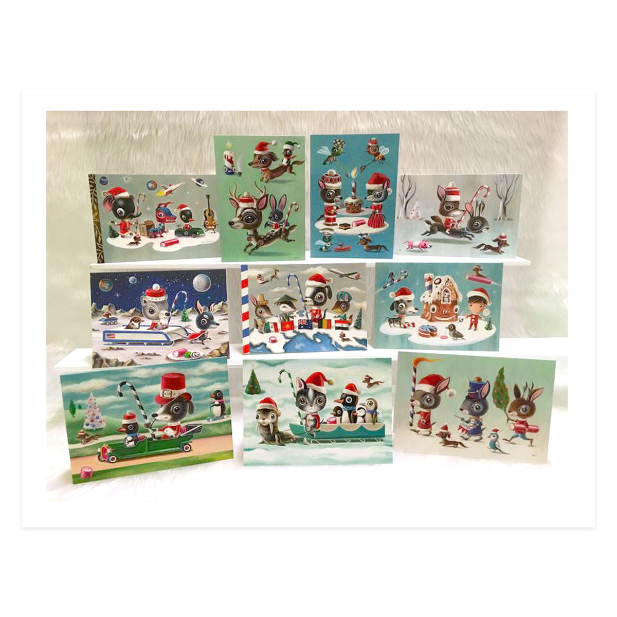 Martin Harris - Memories of Christmas Gone By (pack of 7 assorted card ...