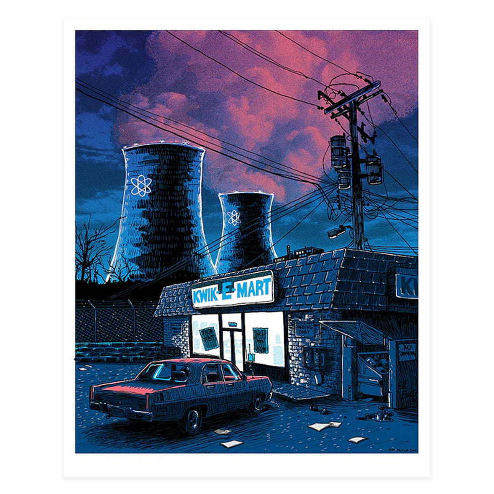 Night Falls on the Springfield Nuclear Power Plant (The Simpsons ...