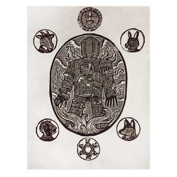 Wicker Man block print – Outré Gallery