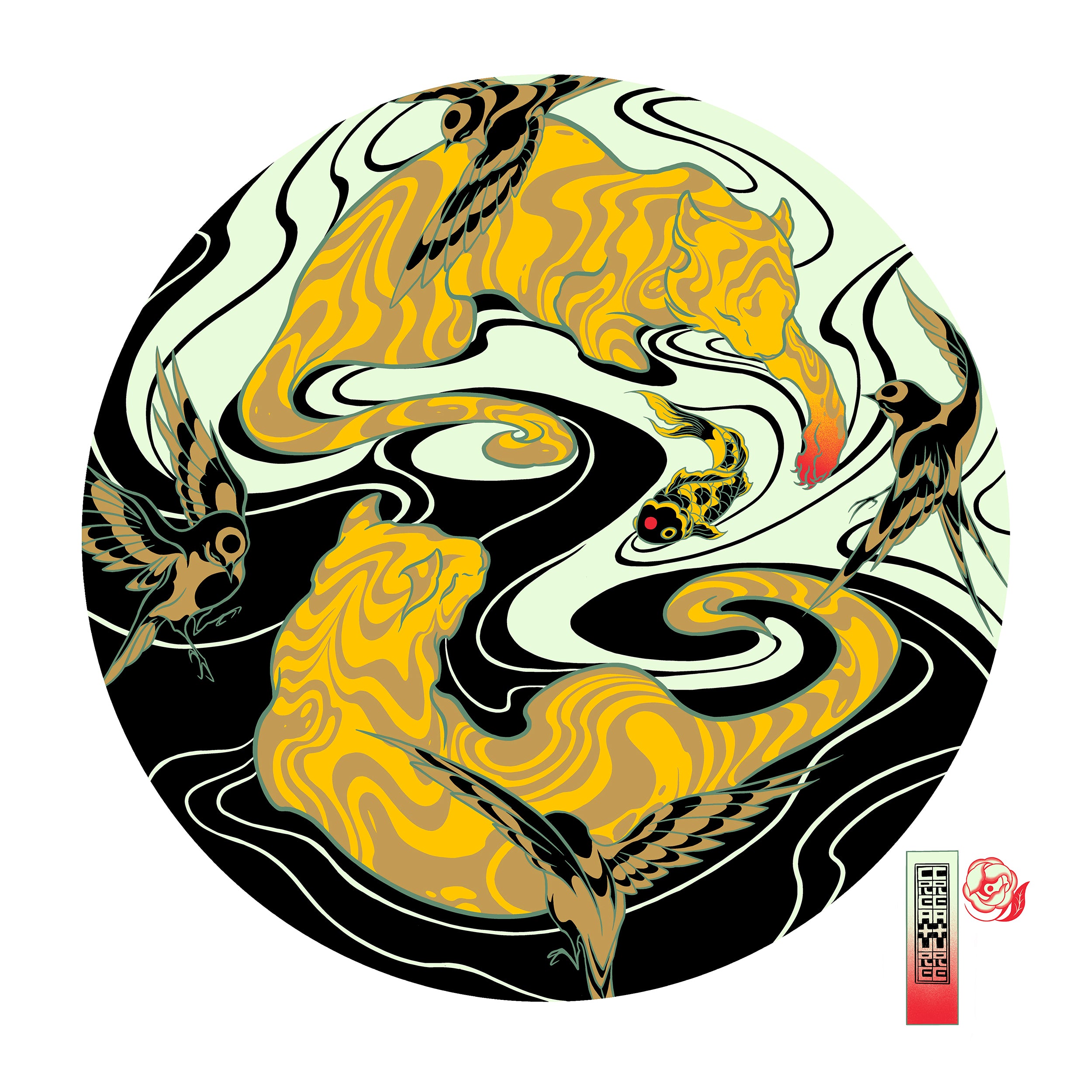 Ebb and Flow (Gold edition) – Outré Gallery