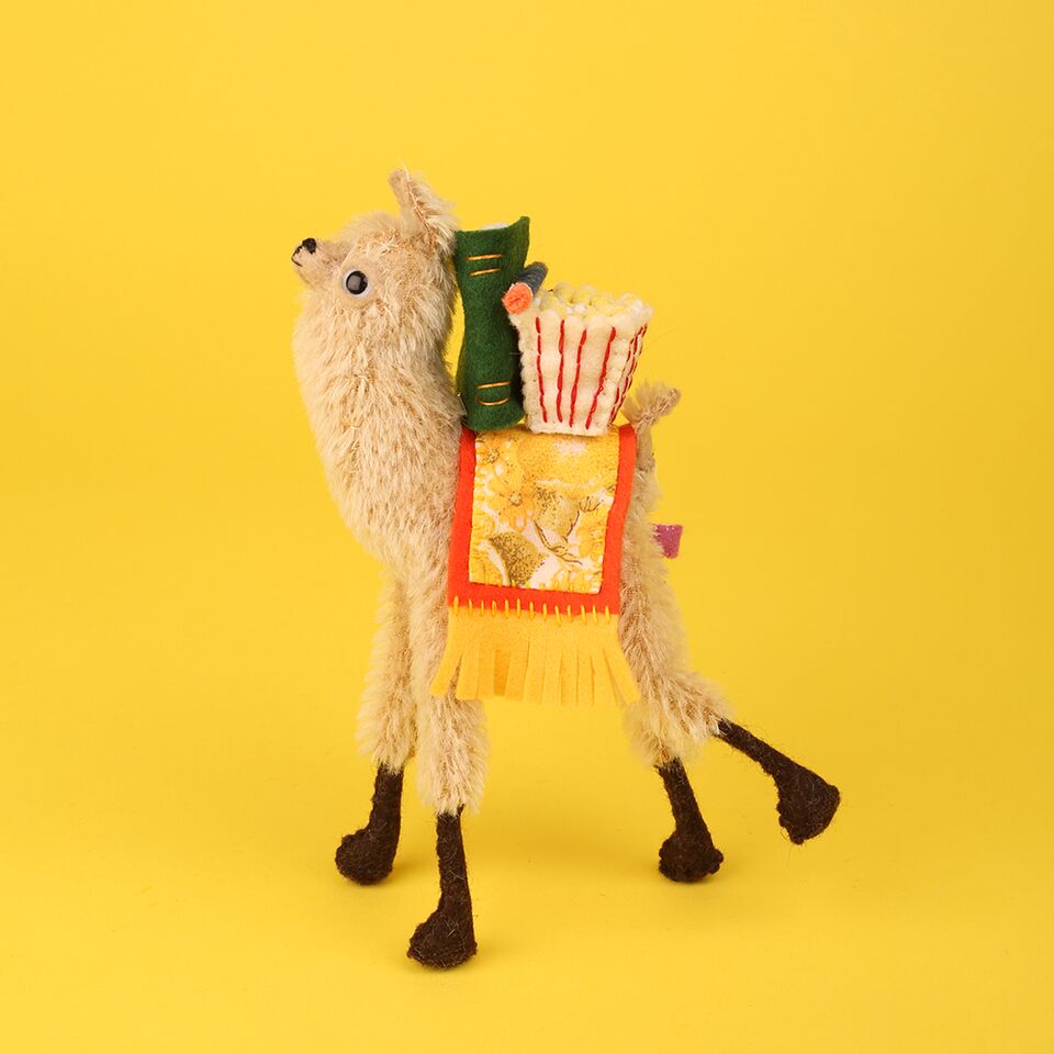 Snack + Sketch / Popcorn Alpaca – Outré Gallery